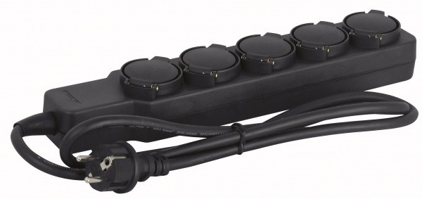 Verdeeldoos 5v-ra IP 20 Zwart 16A – R.F. Systems Licht & Geluid