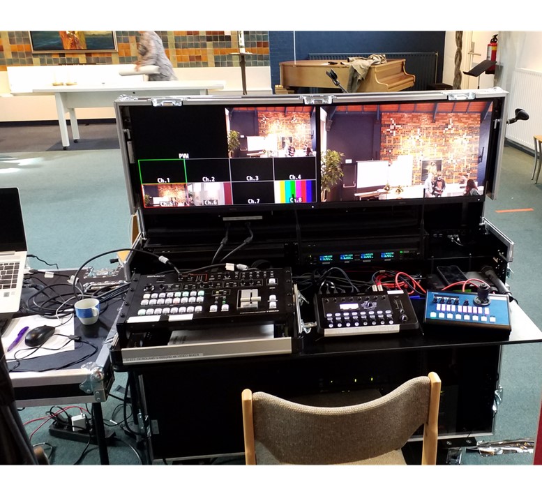 Techniek voor 24 uurs livestream & beweegbare camera's – R.F. Systems