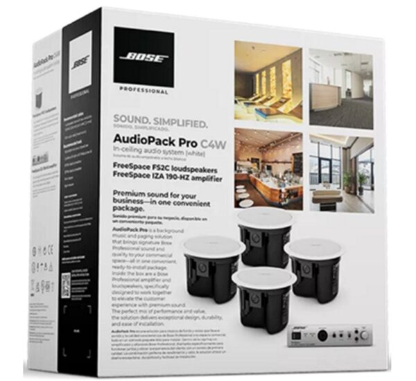 Bose AudioPack Pro sets compleet met speakers en versterker – R.F. Systems